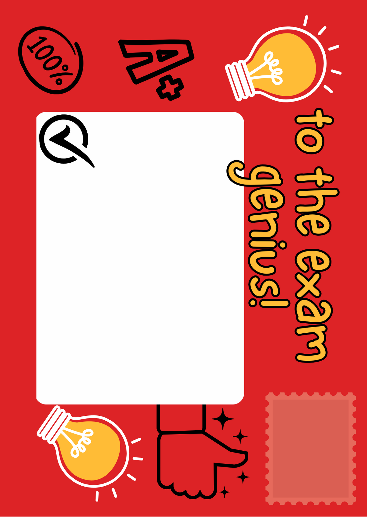 Personalised Exam Congratulations Card to celebrate exam success for ...