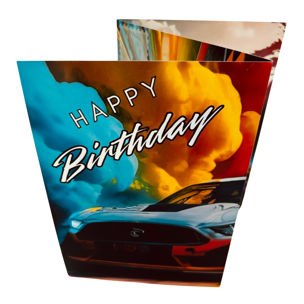 Rally Car Birthday Card, Motorsport Auto Racing Greetings Card for Race ...