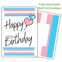 Transgender Birthday Card | Trans Birthday Wishes | LGBT Birthday Card ...