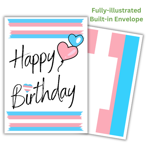 Transgender Birthday Card | Trans Birthday Wishes | LGBT Birthday Card ...
